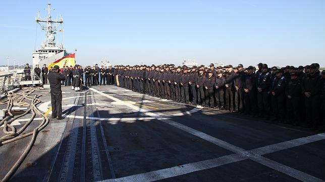La fragata 'Navarra' ya está en Rota